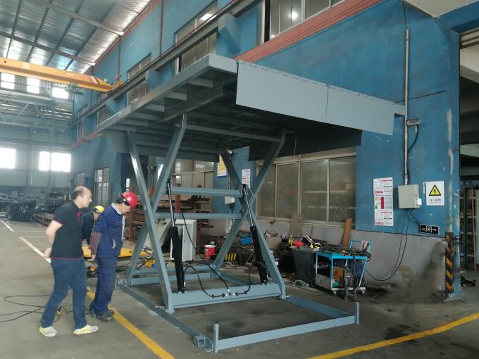 Hydraulic Dock Lift, Loading Bay Scissor Lift With Anti Skid Plate And ...
