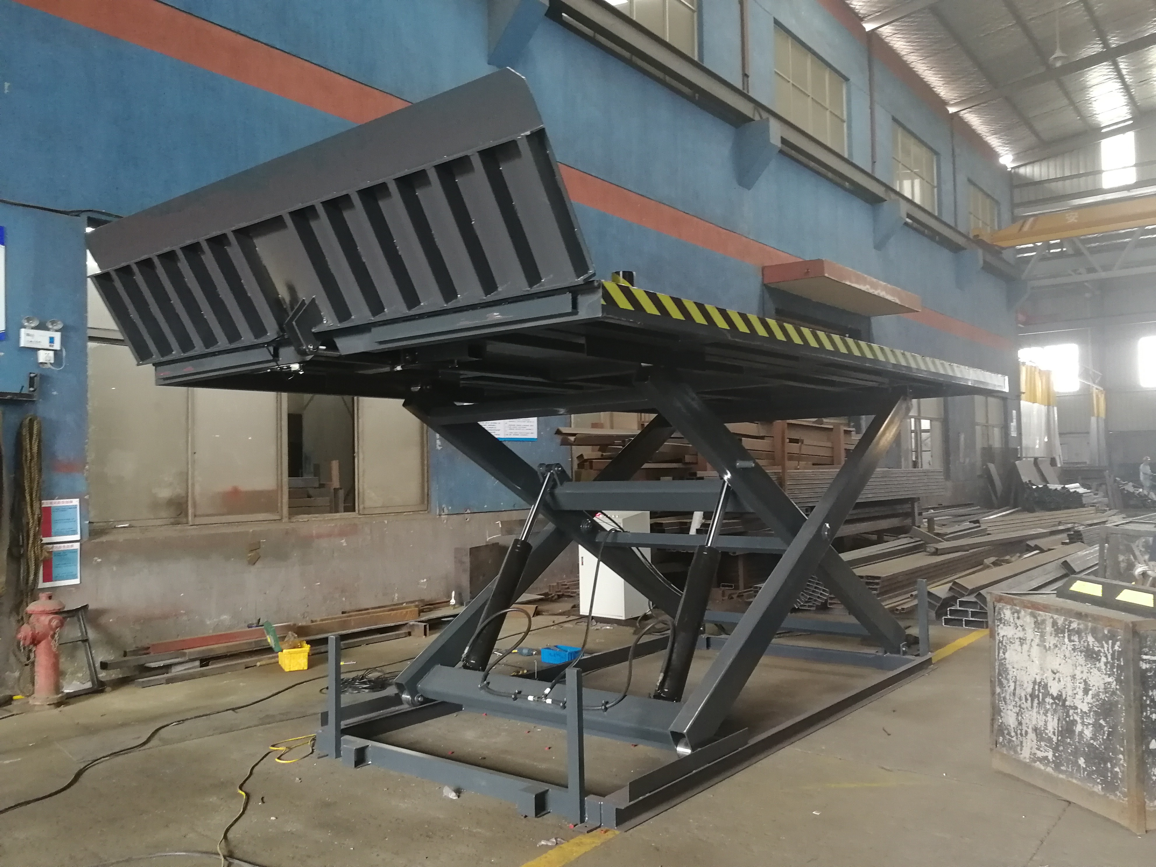 Explosion Proof Hydraulic Dock Lift,Scissor Dock Loading Ramp For Load ...