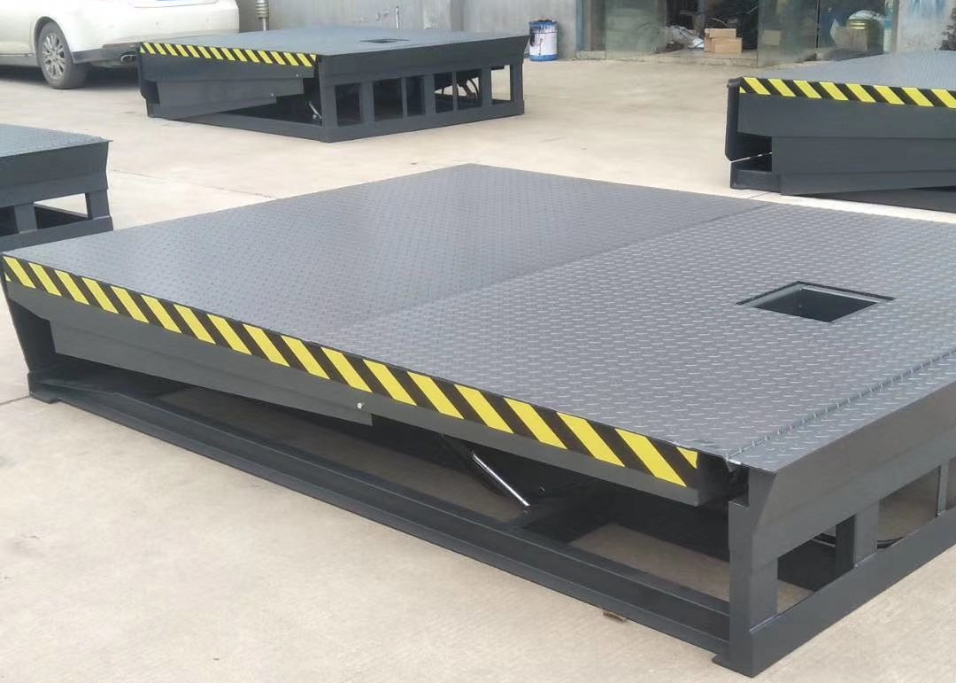 Super long 5m length Warehouse 8Ton Electric Dock Leveler With ...