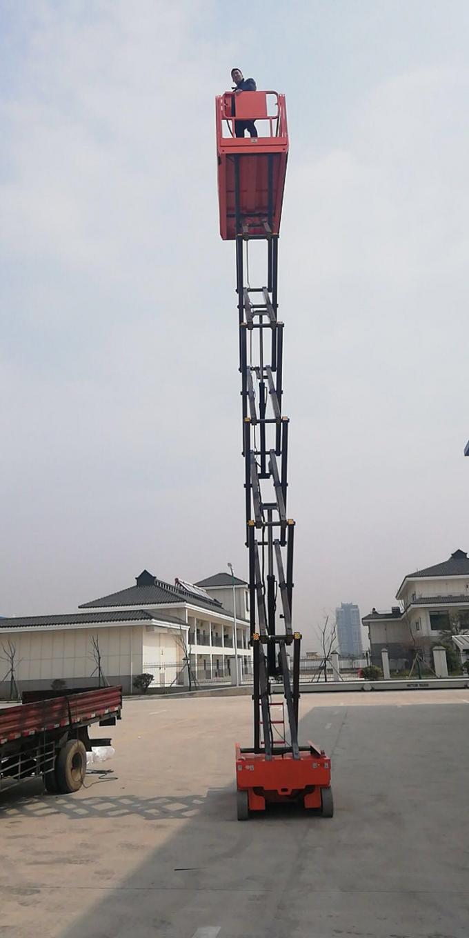 12m Mobile Scissor Lift Self Propelled Construction Upright Work Platforms