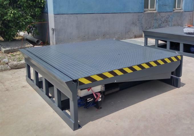 Transportation Logistics Warehouse Loading Equipment Blue Electric Dock ...